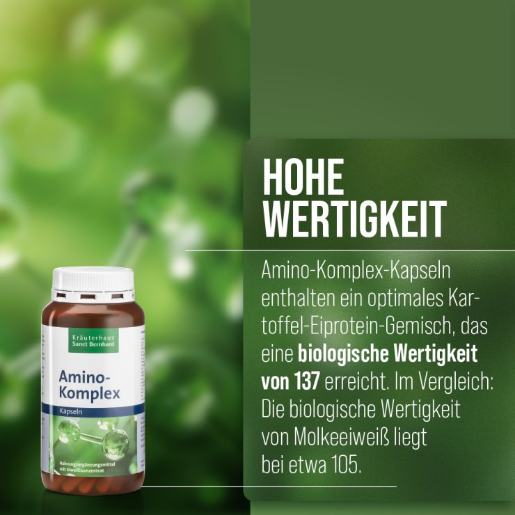 Amino-Komplex-Kapseln 200 Kapseln jetzt online kaufen | Sanct Bernhard